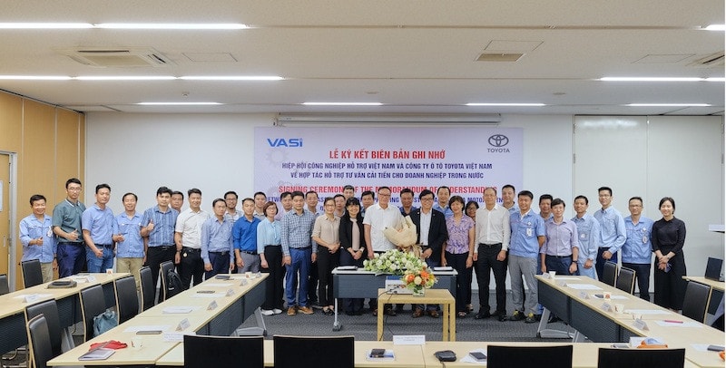 Toyota Việt Nam hợp tác với VASI hỗ trợ doanh nghiệp phụ trợ