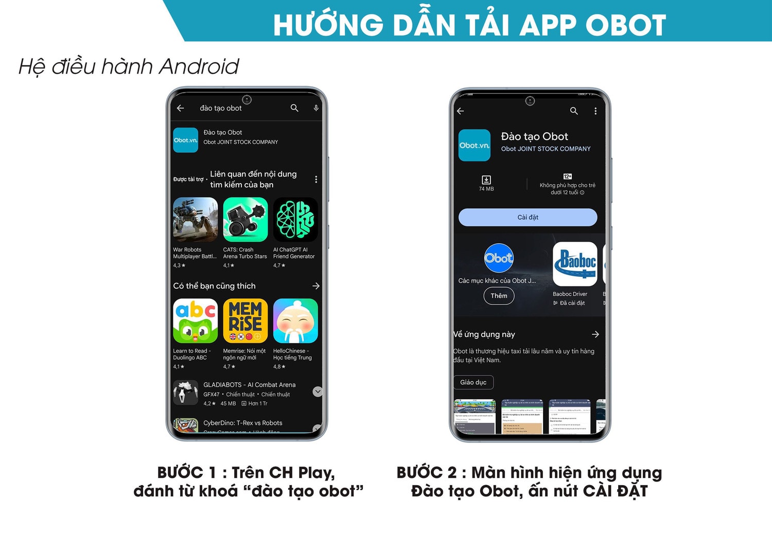 Ứng dụng Obot, giải pháp kinh doanh vận tải an toàn