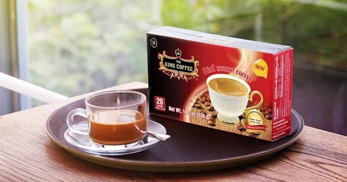 Cà phê hòa tan King Coffee 3in1 - Vị đậm đà, hương vị cà phê nổi bật