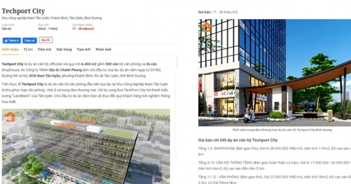 Liệu có biến tướng tại dự án tòa nhà văn phòng Techport ở Bình Dương?