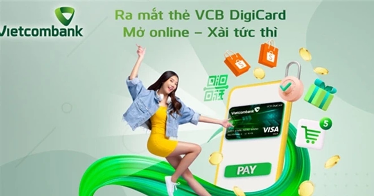 Vietcombank ra mắt thẻ ghi nợ VCB DigiCard