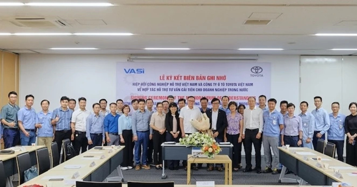Toyota Việt Nam hợp tác với VASI hỗ trợ doanh nghiệp phụ trợ