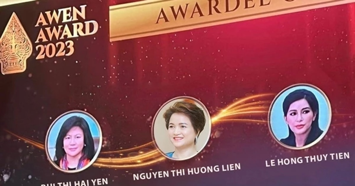Tổng giám đốc Hanel được vinh danh Nữ doanh nhân ASEAN – Awen Award 2023