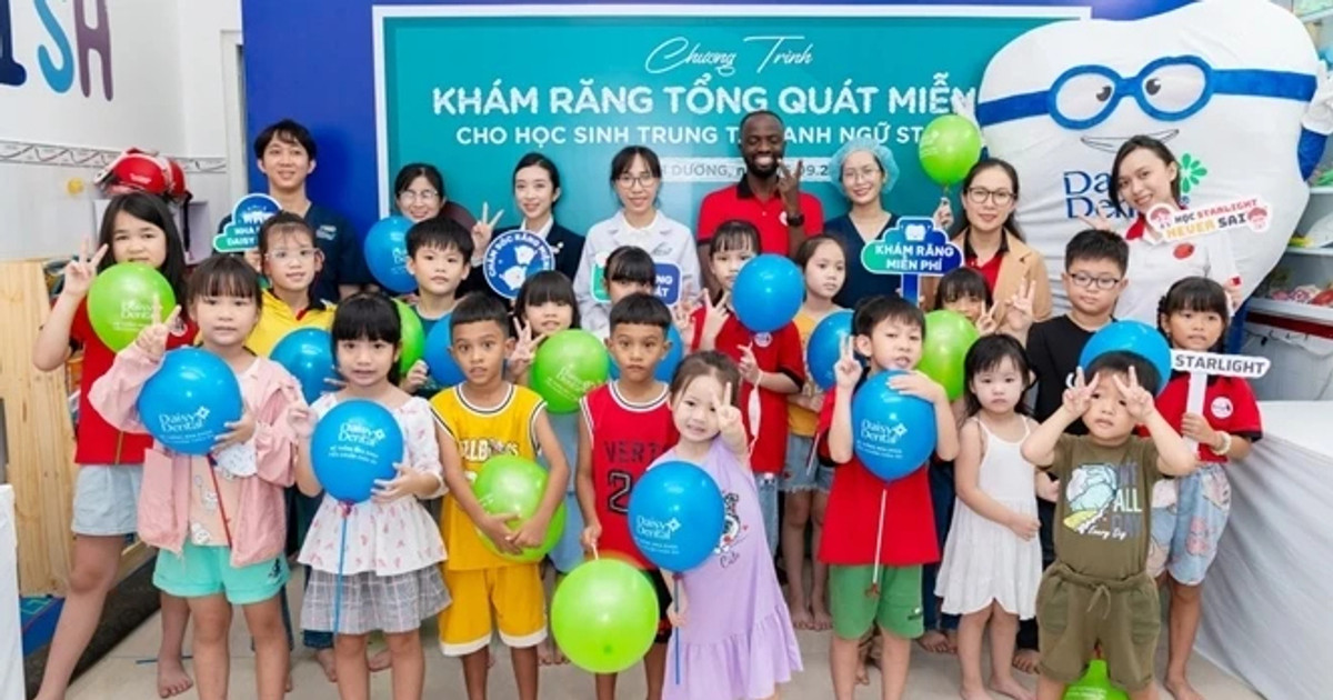 Nha khoa Quốc tế Daisy khám răng miễn phí cho trẻ em