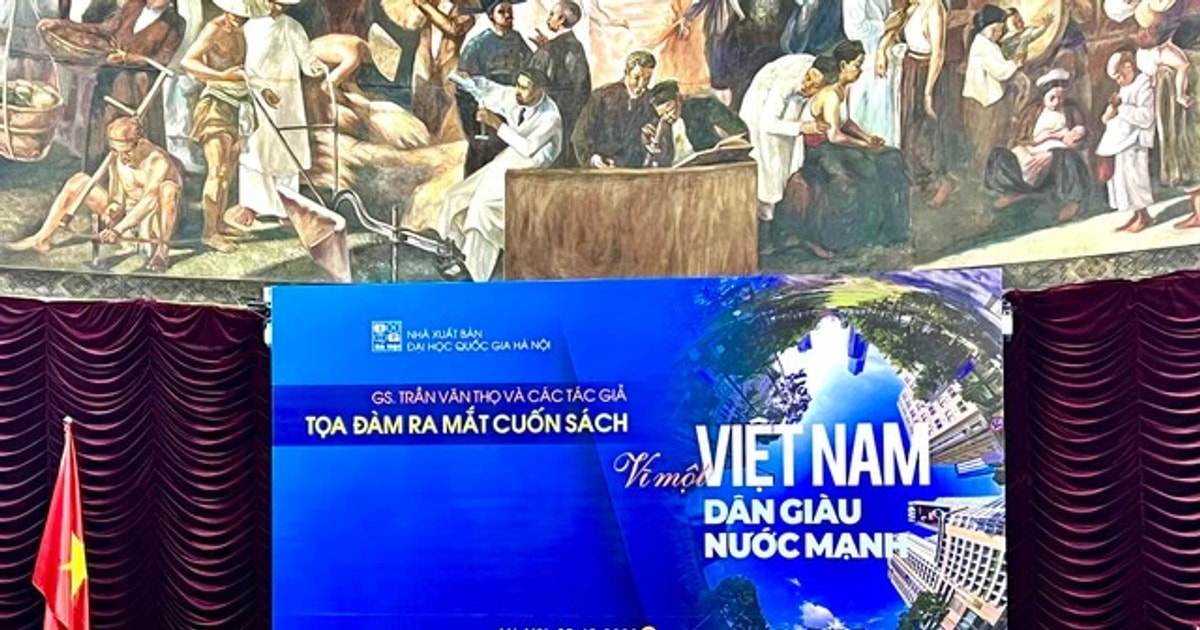 Ra mắt sách Vì một Việt Nam dân giàu nước mạnh