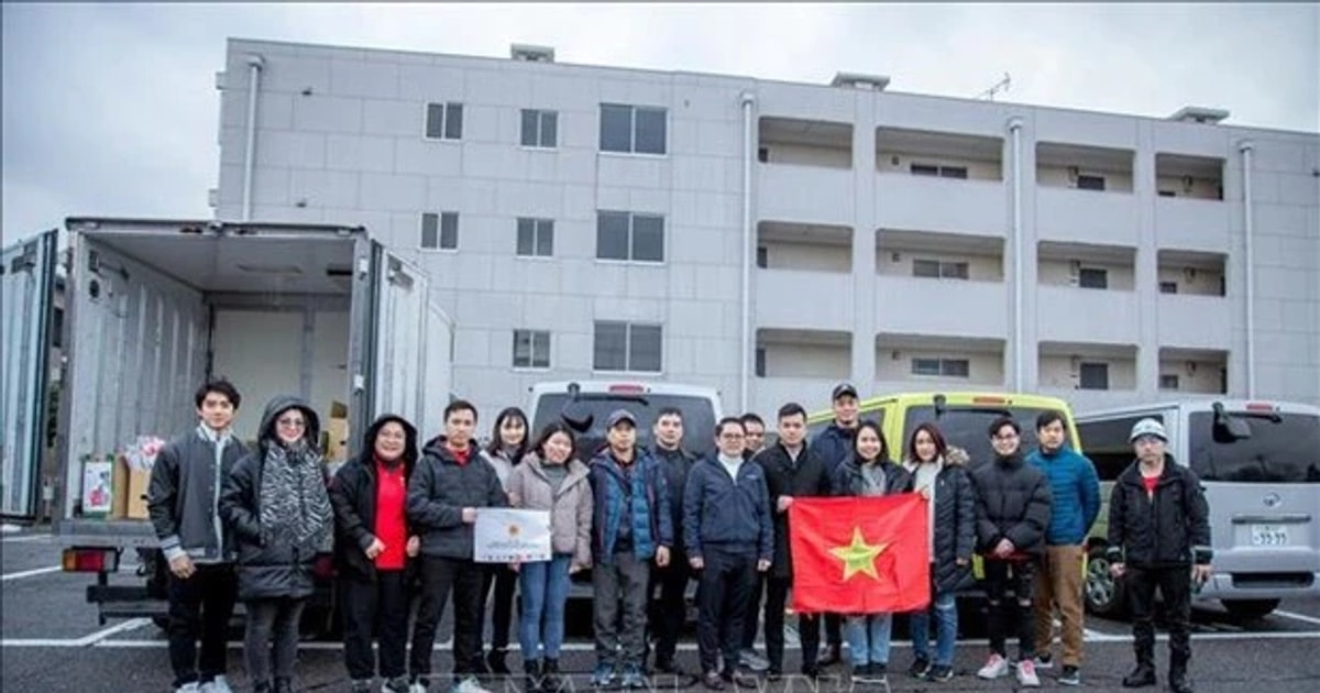 Earthquake-affected Vietnamese in Japan receive support