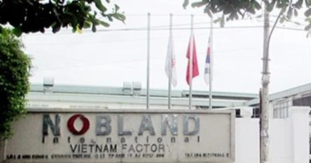 TP. Hồ Chí Minh: Công ty TNHH Nobland Việt Nam vi phạm nhiều quy định ...