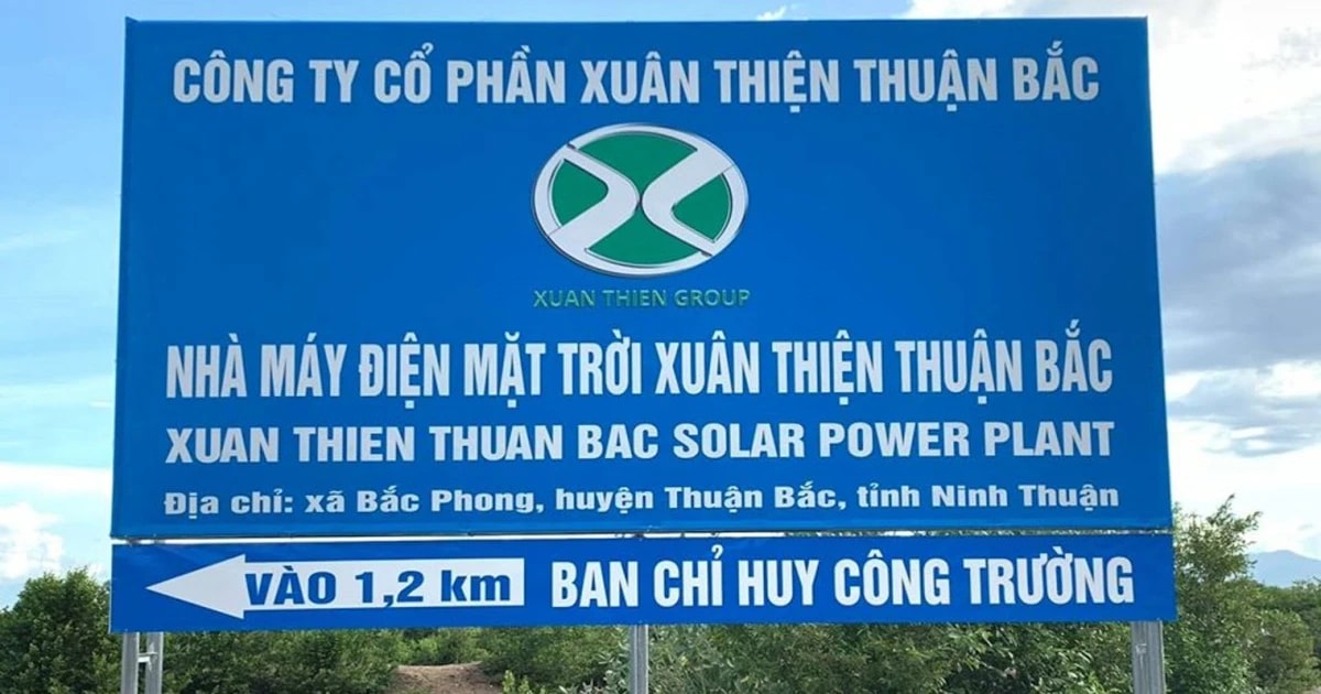 Nhà máy điện mặt trời do Xuân Thiện Group làm chủ đầu tư nằm trong danh ...