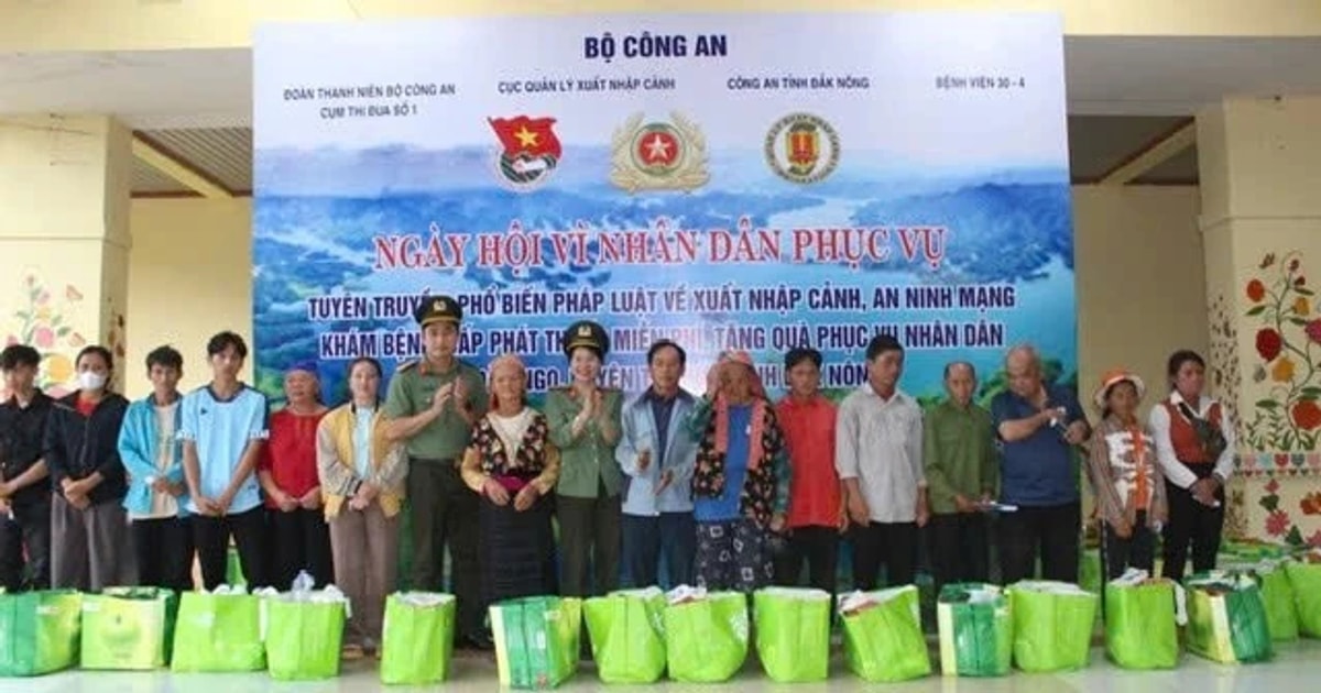 Đắk Nông: Tuổi trẻ Công an nhân dân tổ chức chương trình “Ngày hội Vì ...
