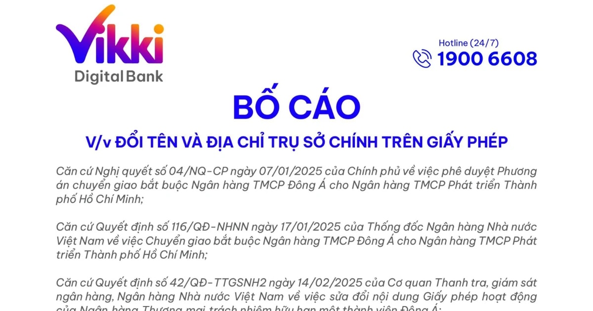Ngân hàng số Vikki ra mắt: Đổi tên, đổi mới, đổi đời