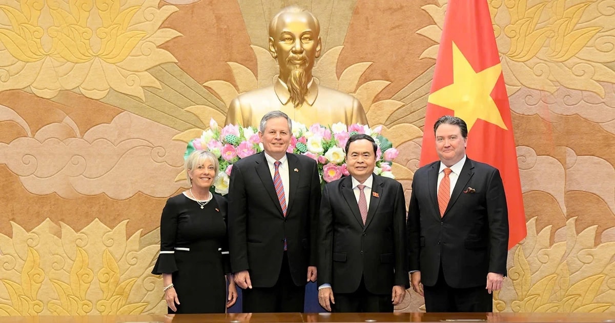 Chủ tịch Quốc hội Trần Thanh Mẫn tiếp Thượng nghị sỹ Hoa Kỳ Steve David ...