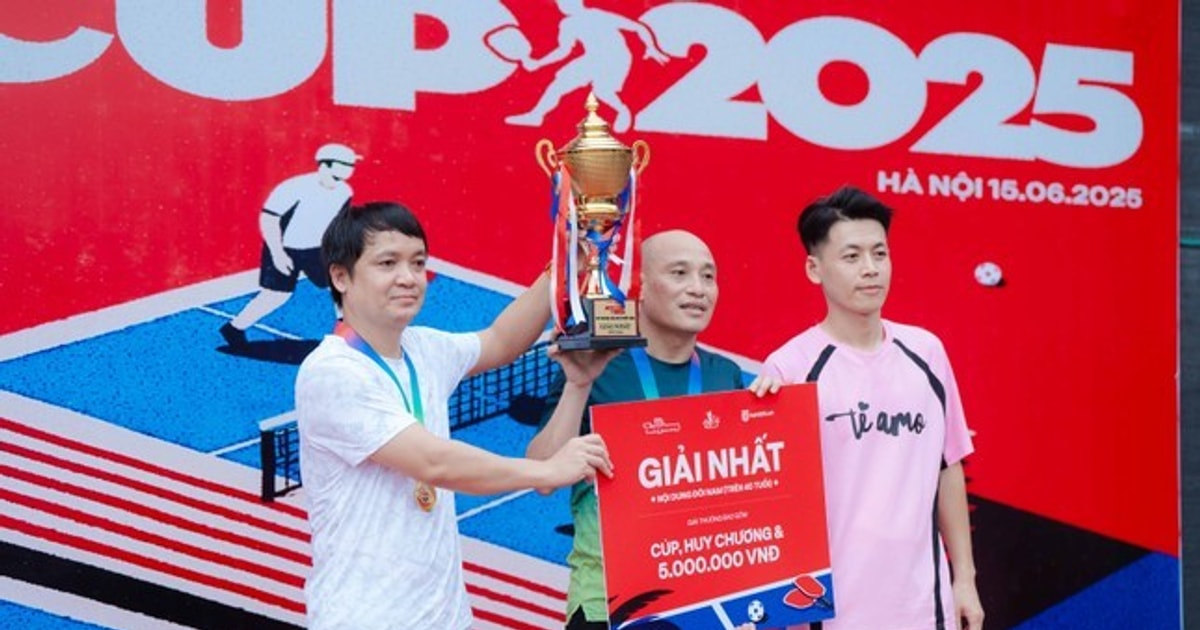 "Lộ diện" những nhà vô địch giải Pickleball Báo chí và Truyền thông - ACE Cup 2025