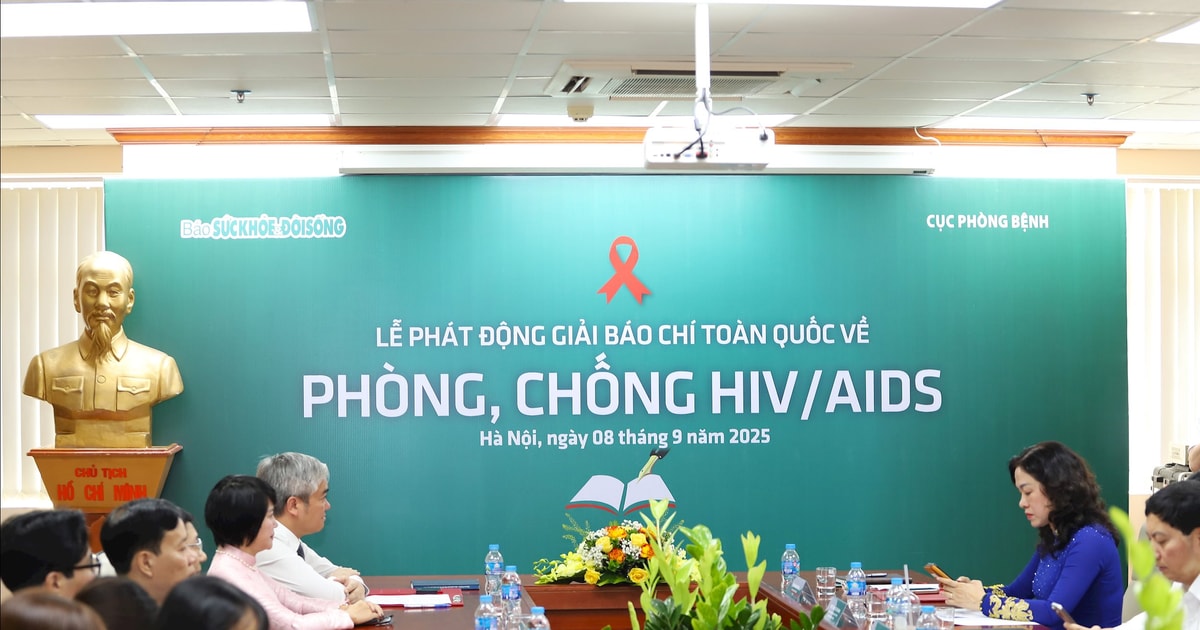 Phát động giải Báo chí toàn quốc về HIV/AIDS năm 2025