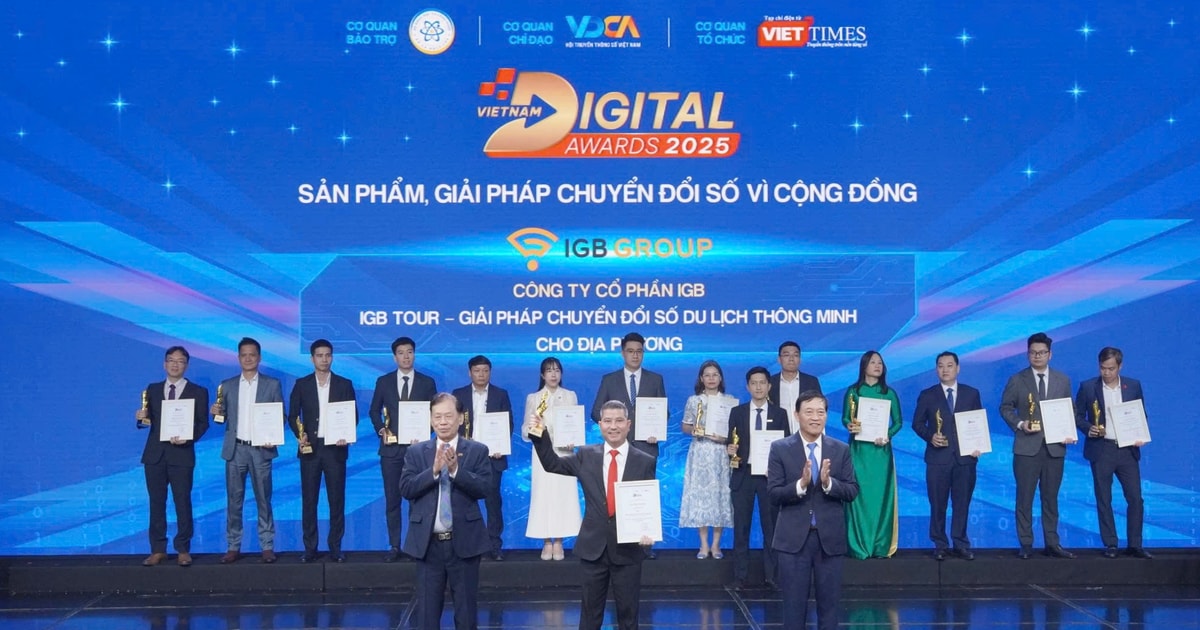 IGB Group được vinh danh tại Lễ trao Giải thưởng Chuyển đổi số Việt Nam ...