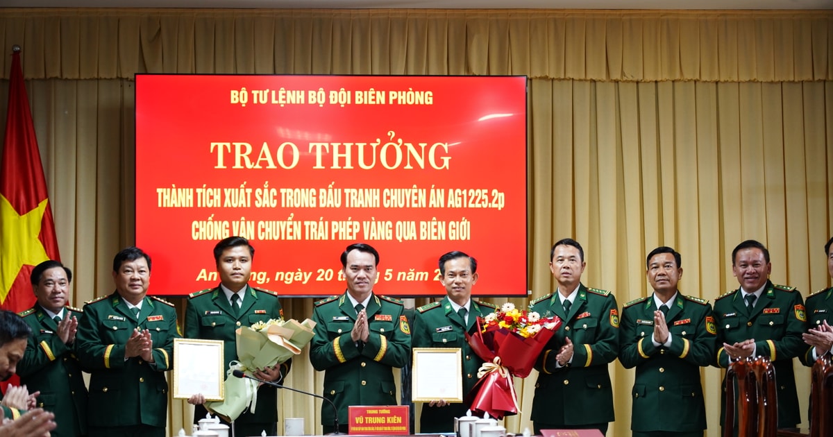 An Giang: Khen thưởng lực lượng phá chuyên án vận chuyển vàng qua biên giới